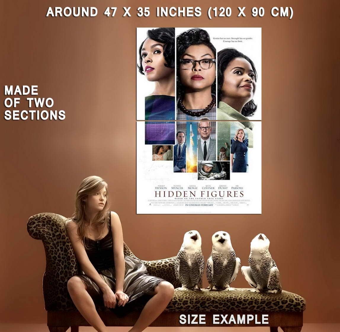 Amazon.com: 66810 Hidden Figures Movie Taraji P. Henson Decor Wall ...