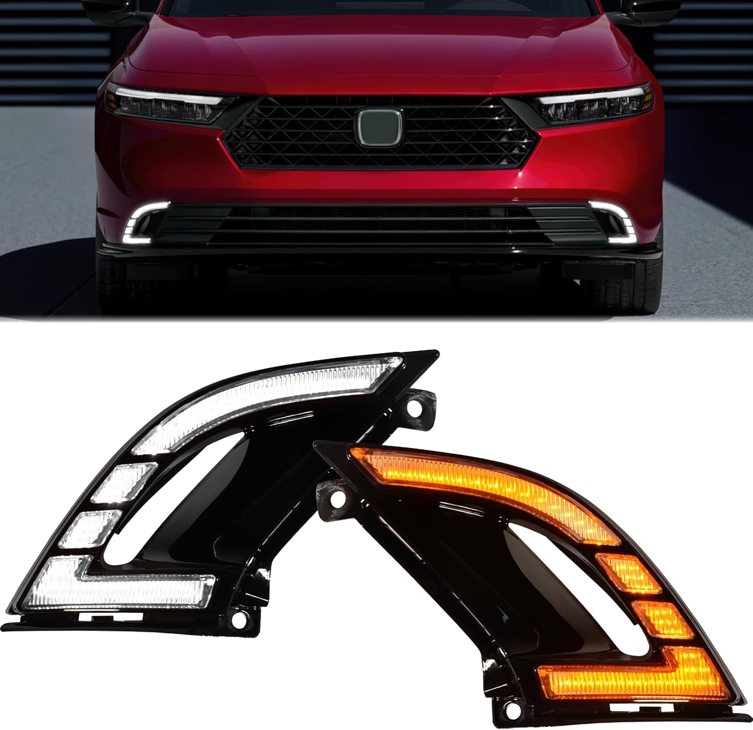 Amazon.com: DRL w/Turn Signals for 2023 2024 Honda Accord Fog Lights ...