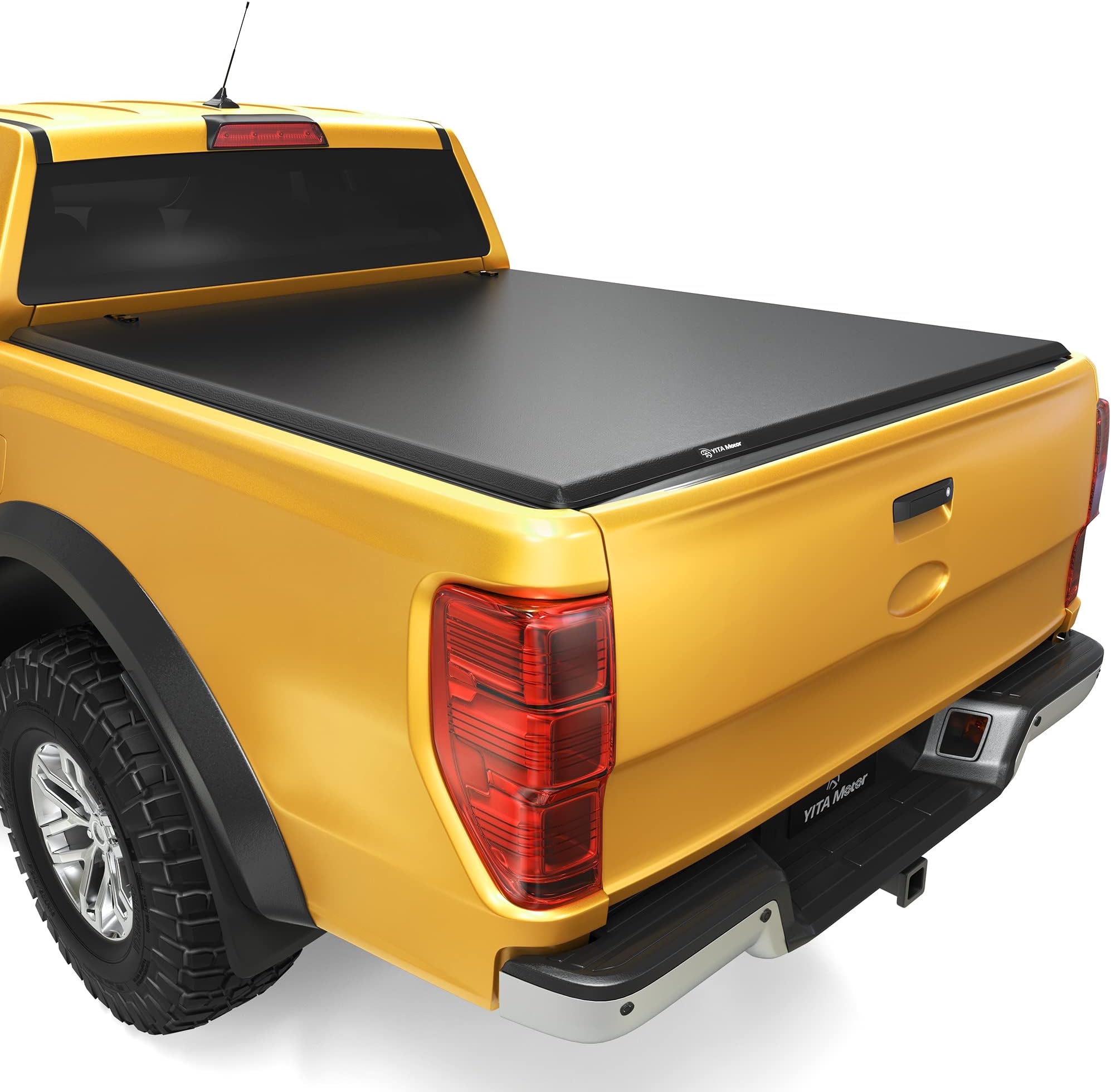 Amazon.com: COZONY Soft Tri-fold Truck Bed Tonneau Cover Compatible ...
