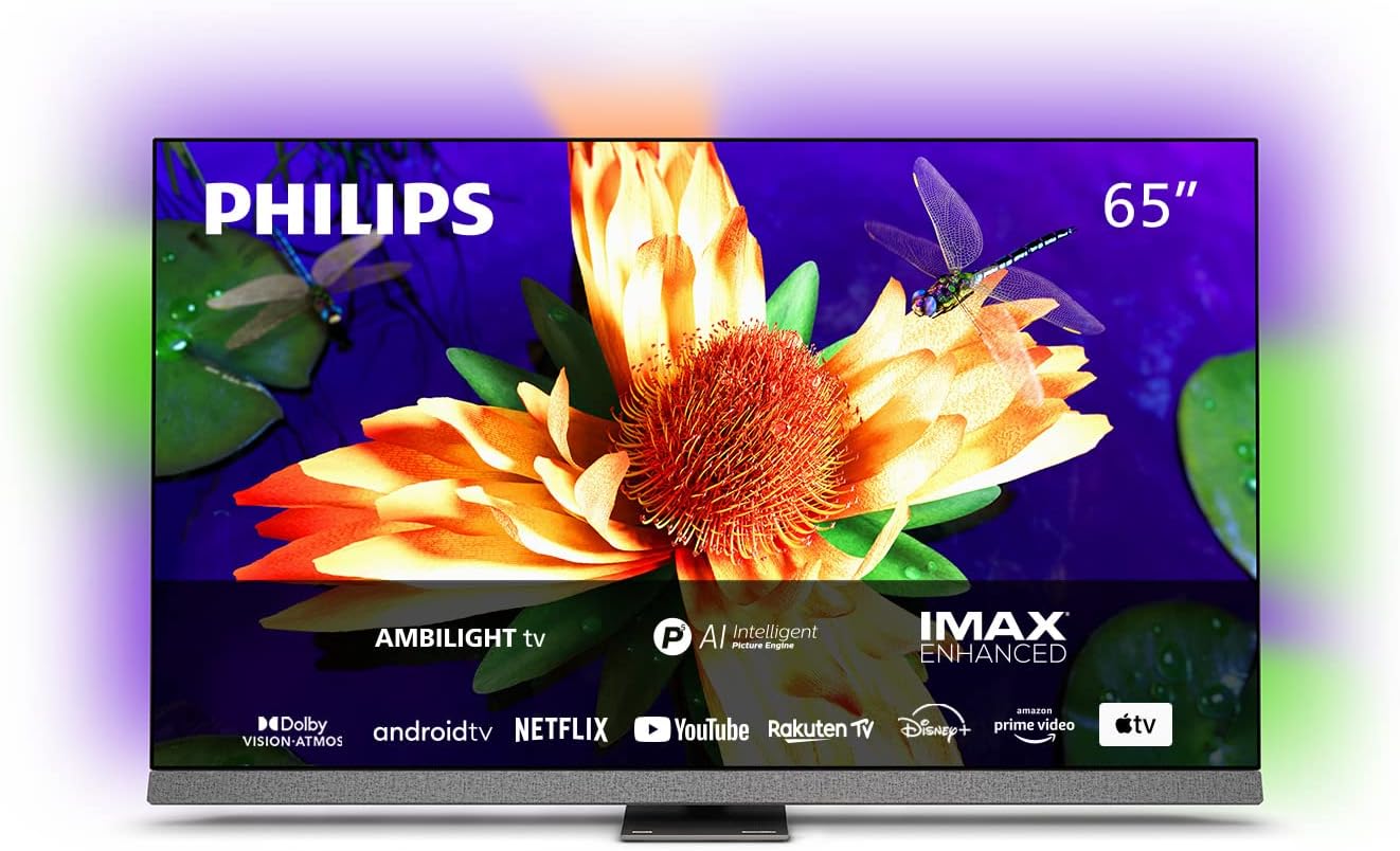 Philips 65" OLED907 Ambilight 4K UHD OLED+ Android TV : Amazon.co.uk ...