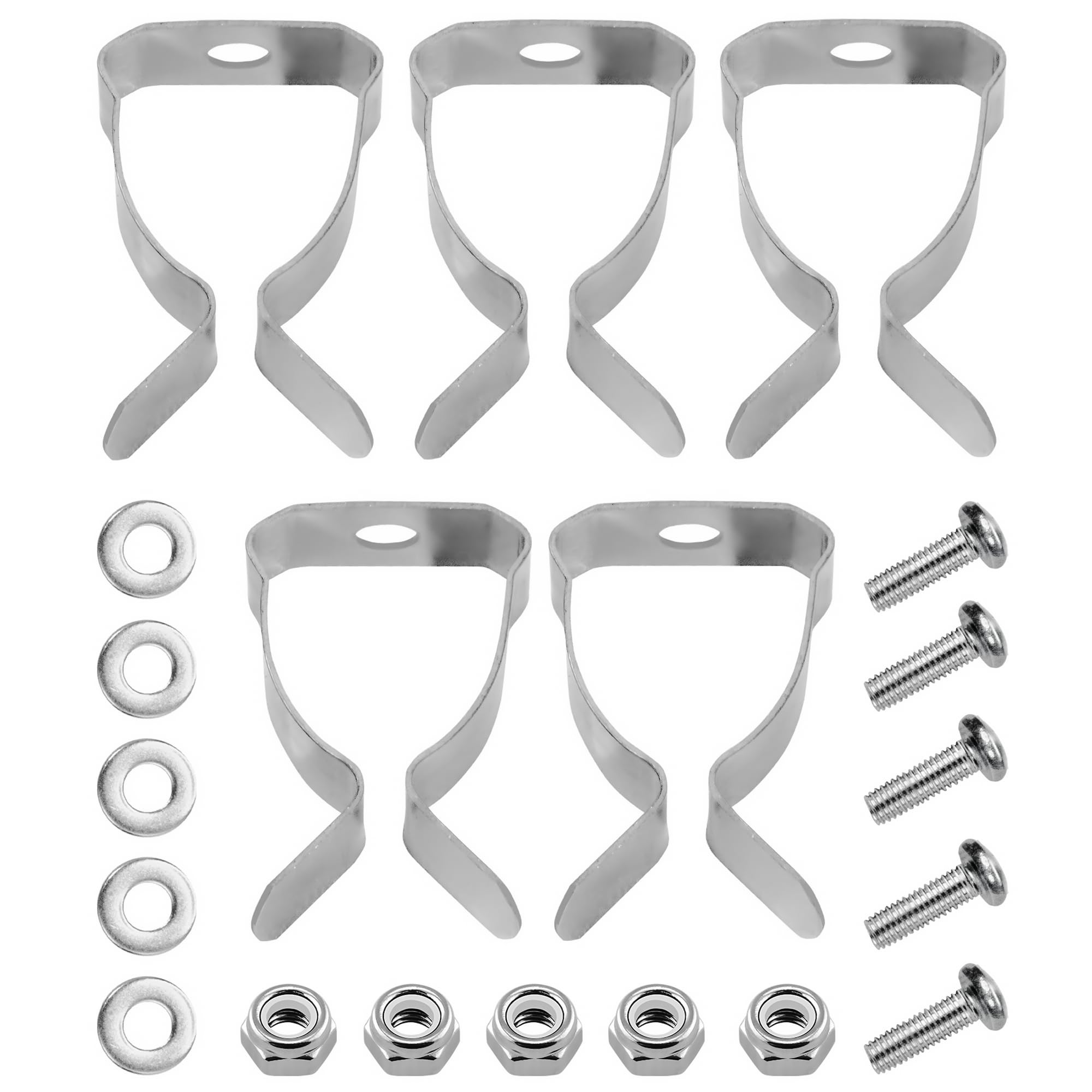 Window Well Cover Clips Stainless Steel - 5-Pack Heavy Duty Spring ...