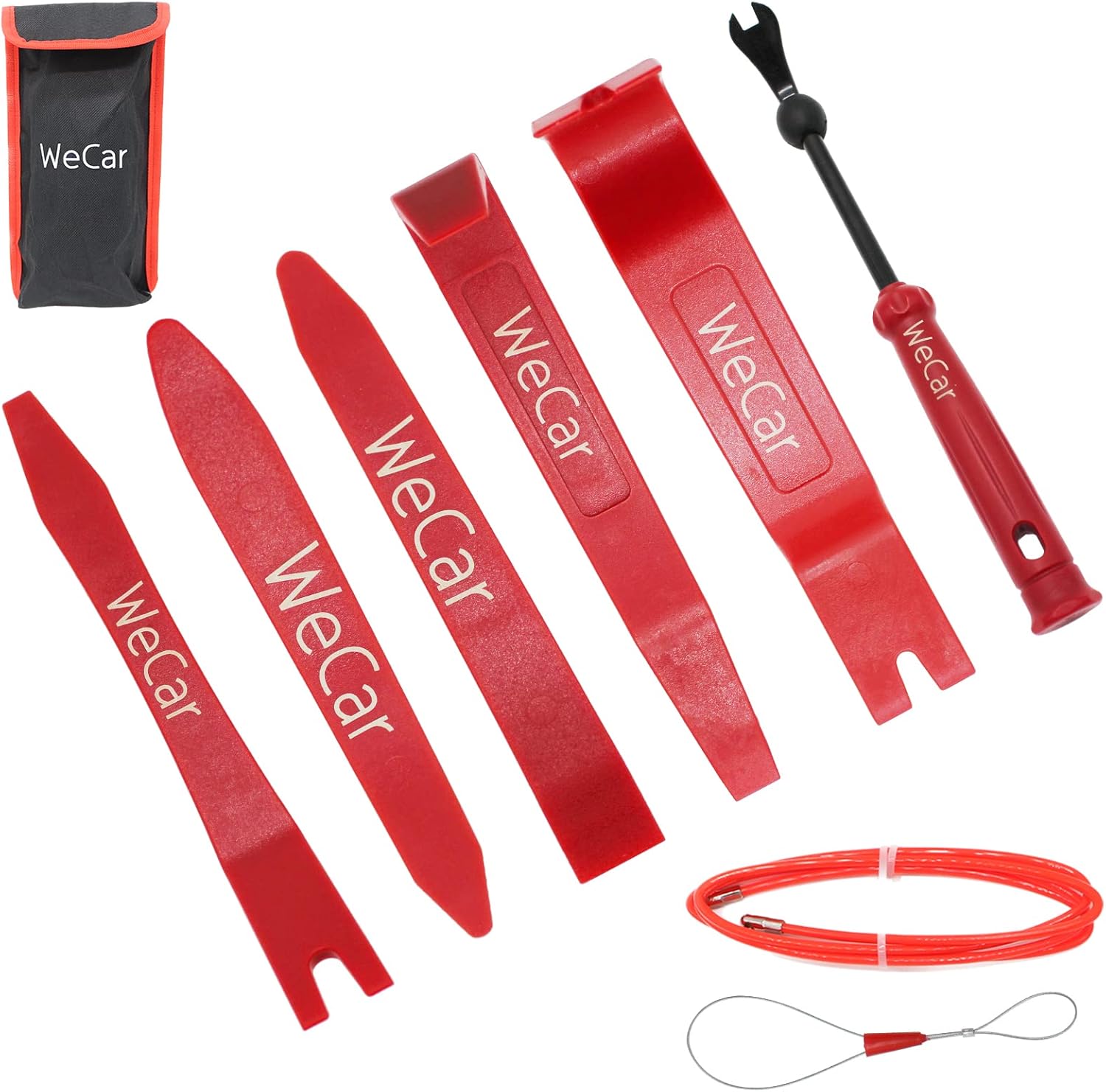 Amazon | WeCar 内張剥がし 内張はがし 車 内装 配線 8点セット うちばりはがし 配線ガイド 車用内装パーツ 内装剥がし 内装はがし パネルはがし 脱着工具 リムーバー ドラ ...