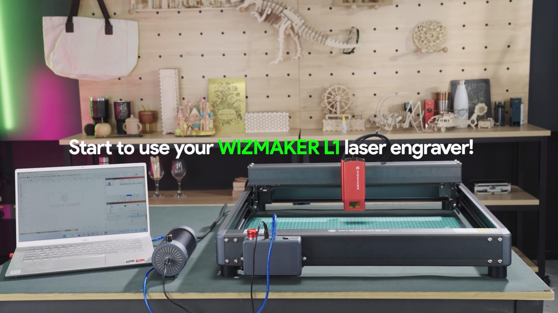 Watch How to install WIZMAKER L1 Laser Engraver? on Amazon Live
