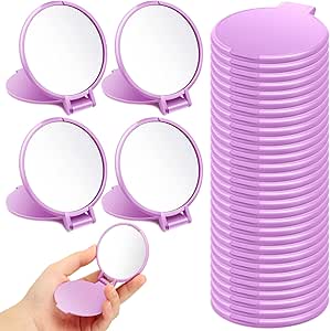 Amazon.com: Saysurey 24 Pieces Mini Compact Mirror Bulk Round Portable ...