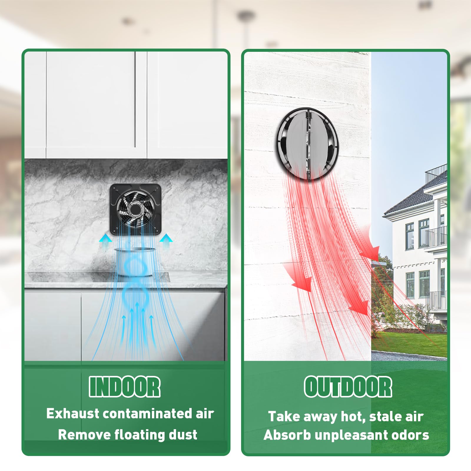 Snapklik.com : YOZON 6 Inch Attic Exhaust Fan