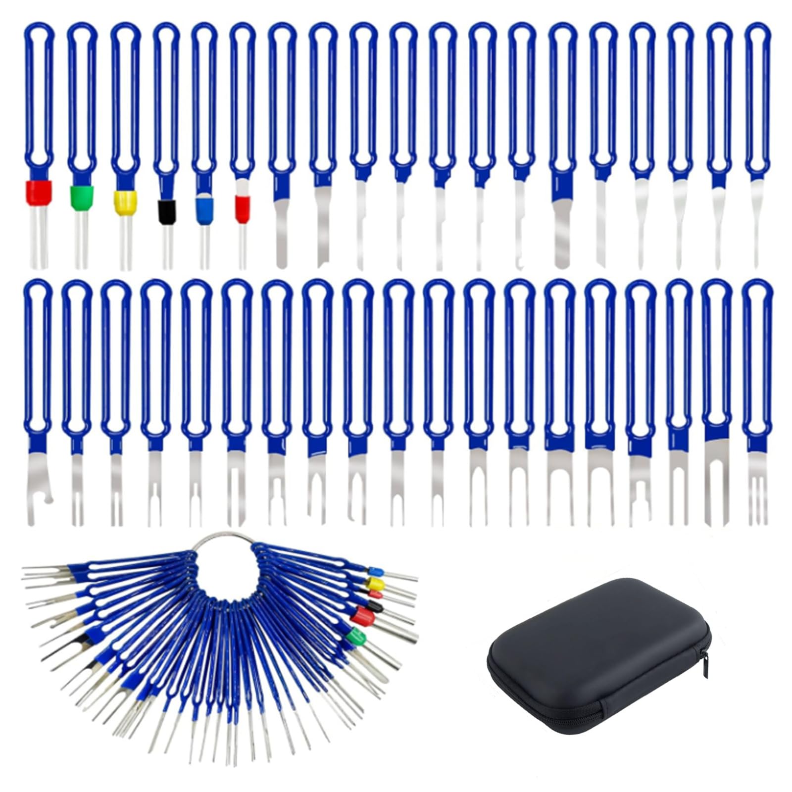 HAPPOW 36 PCS Terminal Removal Tool Kit, Pin Extractor Tool, Electrical ...