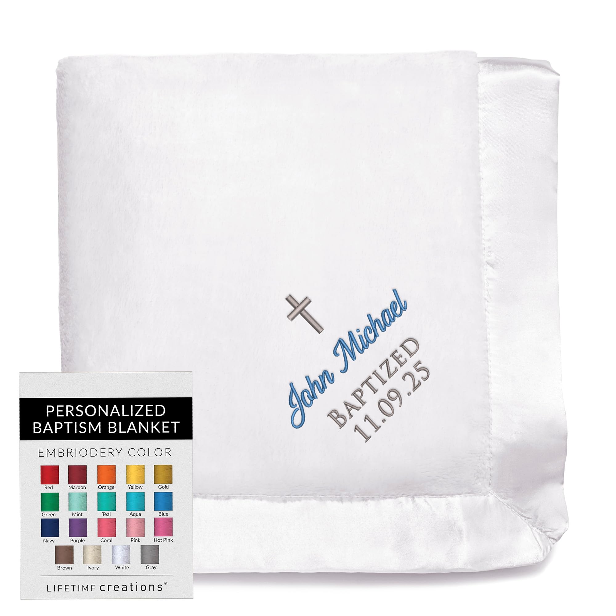 Christening And Baptism Blankets Personalized Personalised Noah's Ark