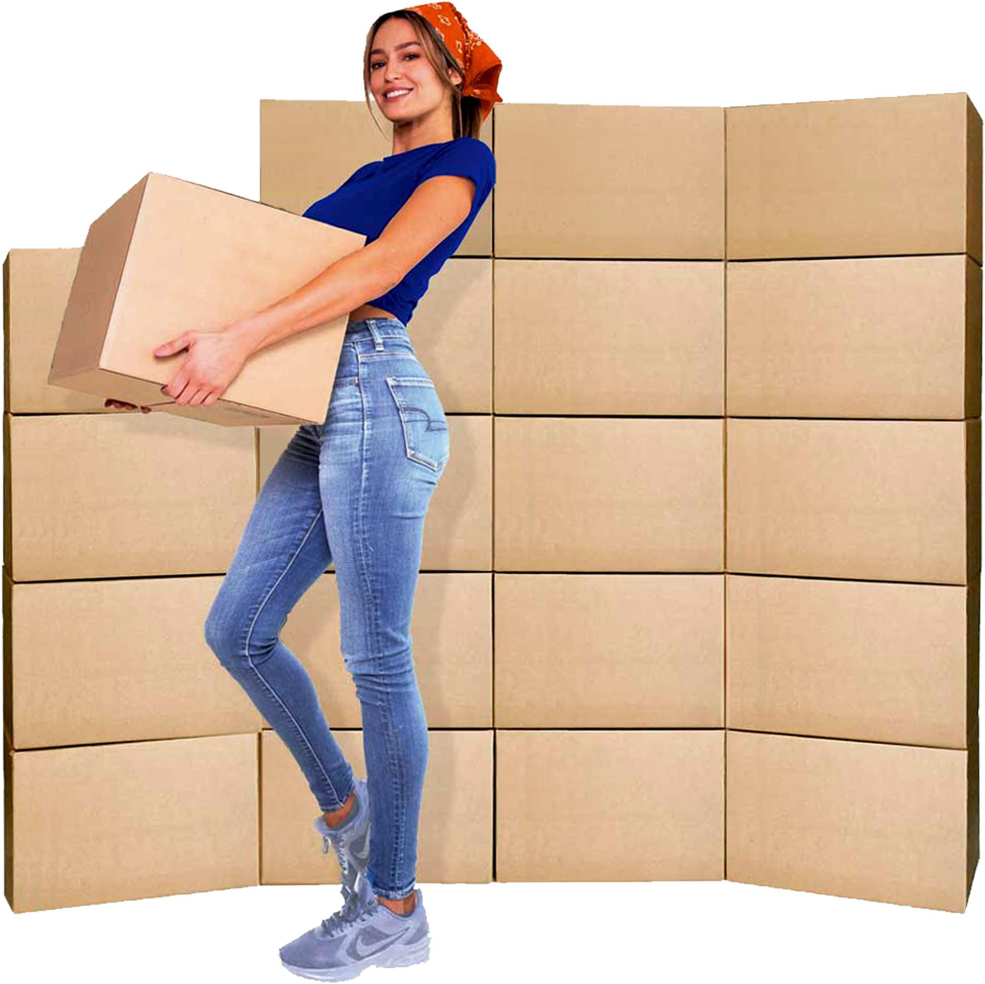 Amazon.com: Medium Moving Boxes (20-Pack) 18"x14"x12" Cheap Cheap ...