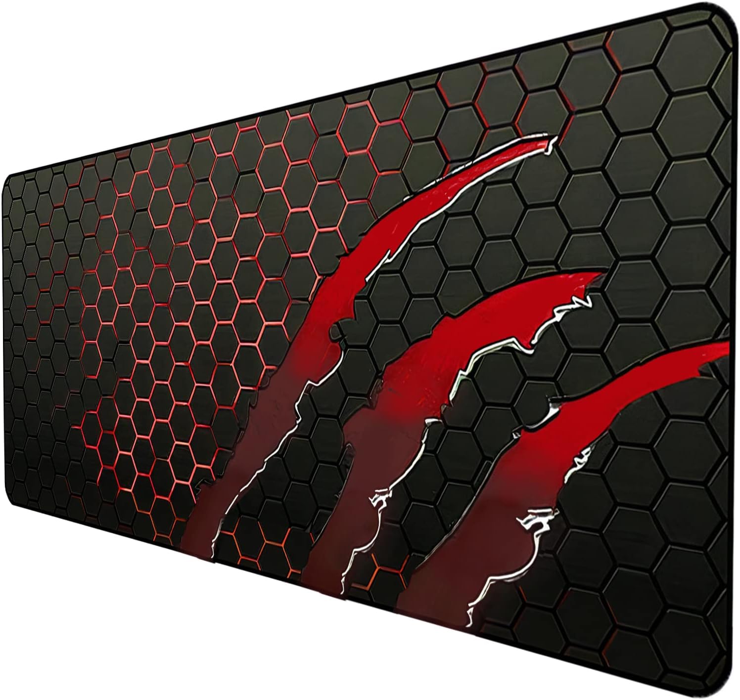 excovip Leopardo Rojo XL 700x300mm - Almohadilla para Mouse Alfombrilla ...