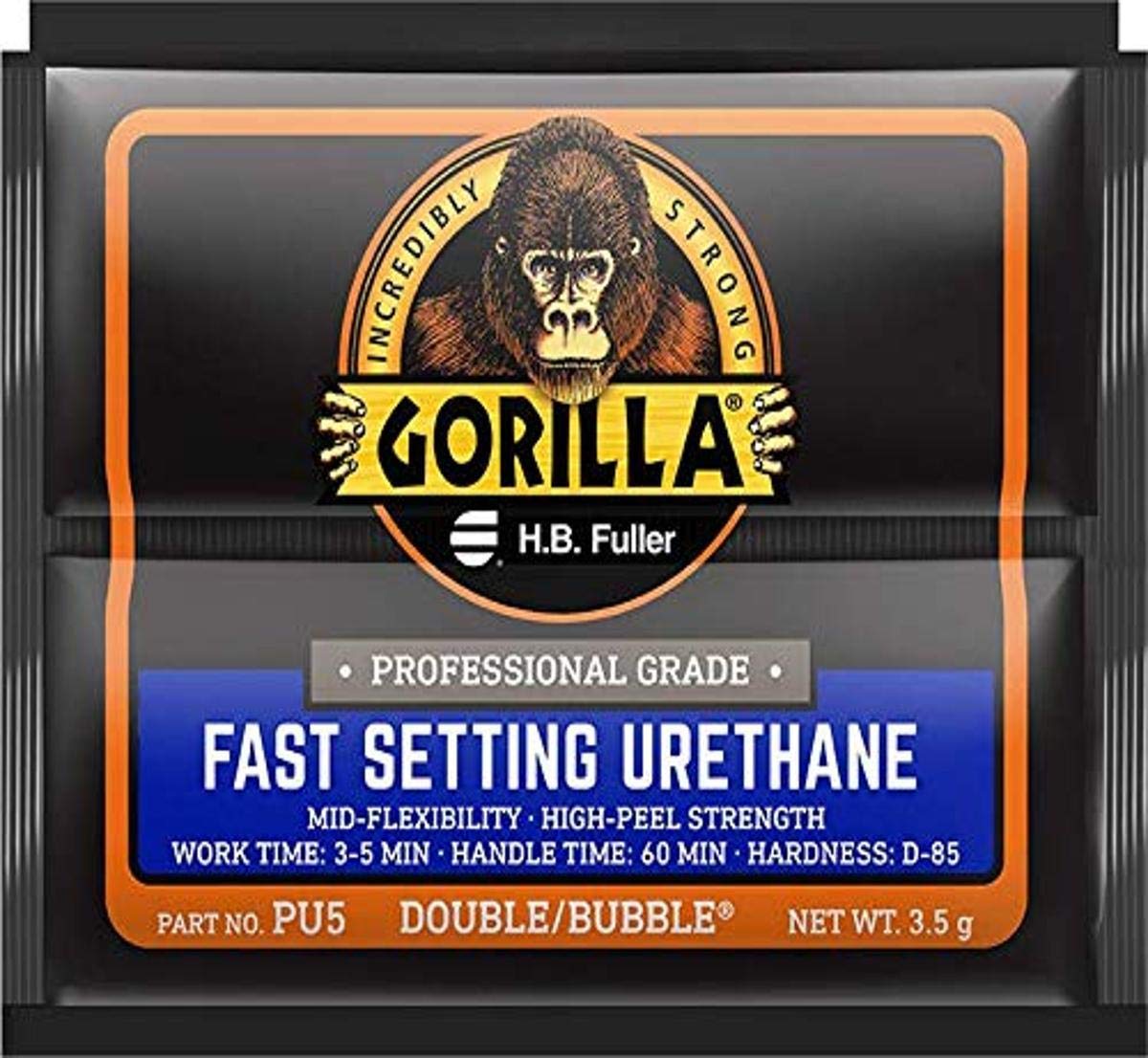 GorillaPro-PU5 Fast Setting Urethane Packet - Beige, 3.5 Gram: Amazon ...