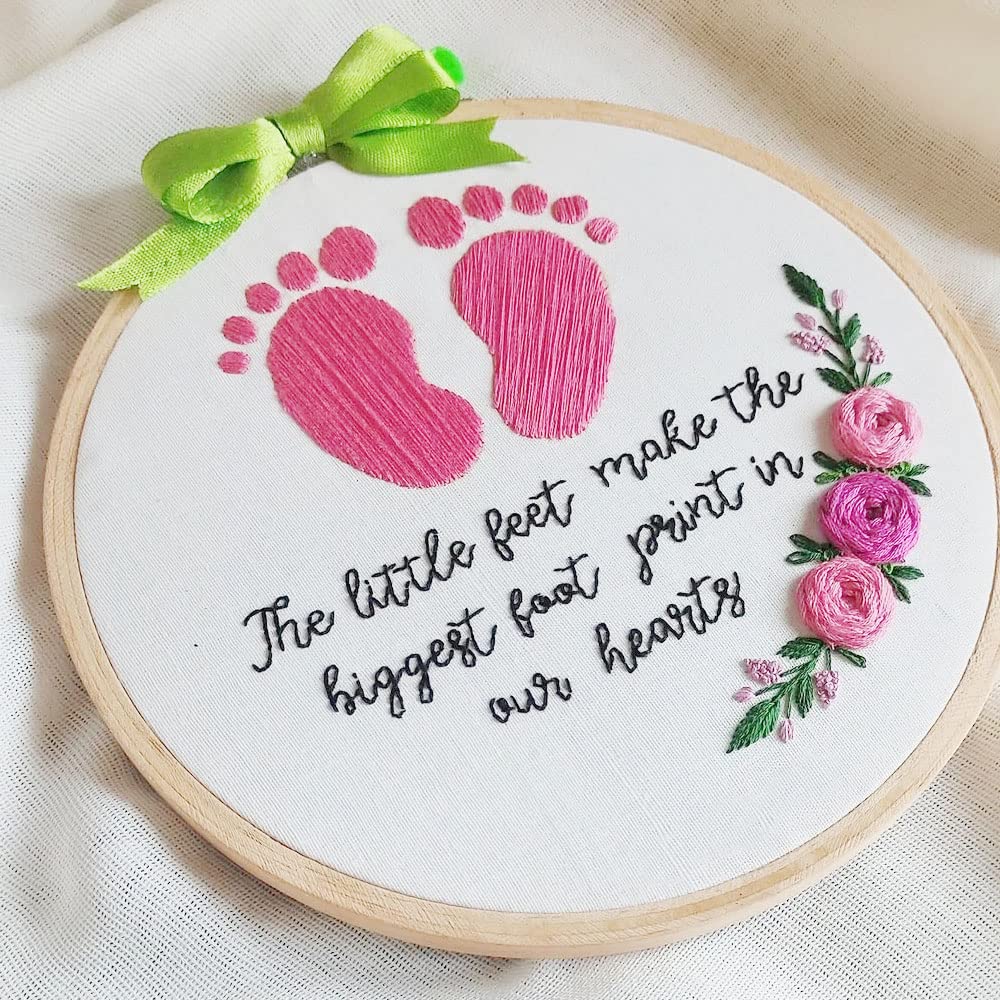 Baby In Embroidery Hoop Patterns Sleeping Baby Hand Embroidery