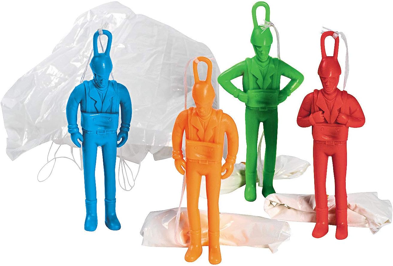 Amazon.com: Fun Express Jumbo Paratrooper | Party Supplies for ...