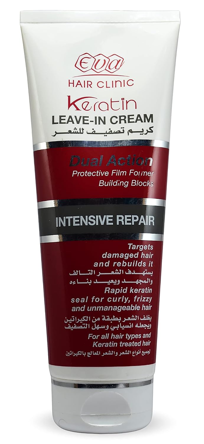 Amazon.com: Eva Hair Keratin Leave -I n Cream Dual Action (6.76 oz ...
