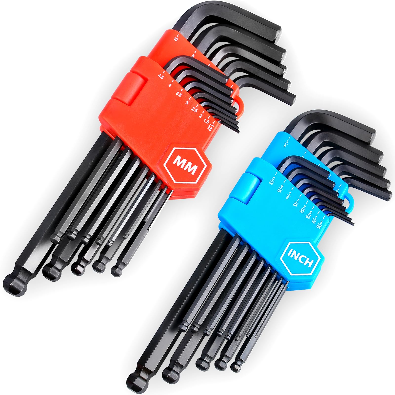 Snapklik.com : EFFICERE 26-Piece Premium Ball End Hex Key Allen Wrench ...
