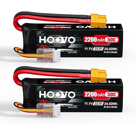 Amazon.com: OVONIC 3s Lipo Battery 35C 2200mAh 11.1V Lipo Battery with XT60 Connector for ...