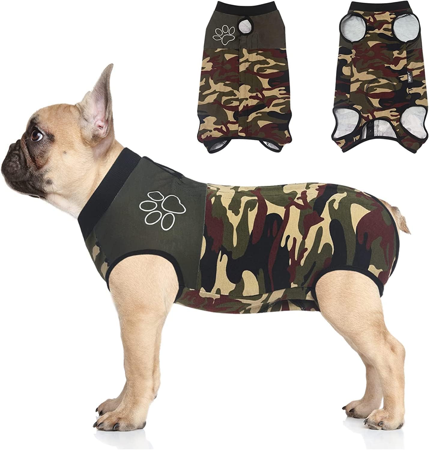 Amazon.com : Jiupety Dog Surgical Recovery Suit Adjustable, Not Fit ...