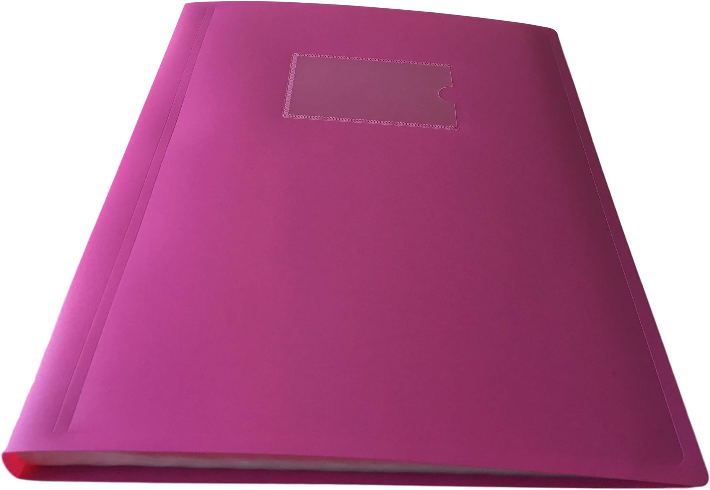 Janrax A4 Pink Flexible Cover 100 Pocket Display Book - Presentation ...