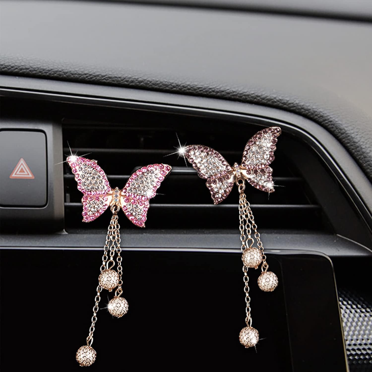 Amazon.com: Car Vent Clips 8pcs Daisy Flowers Air Vent Clips + 12pcs ...