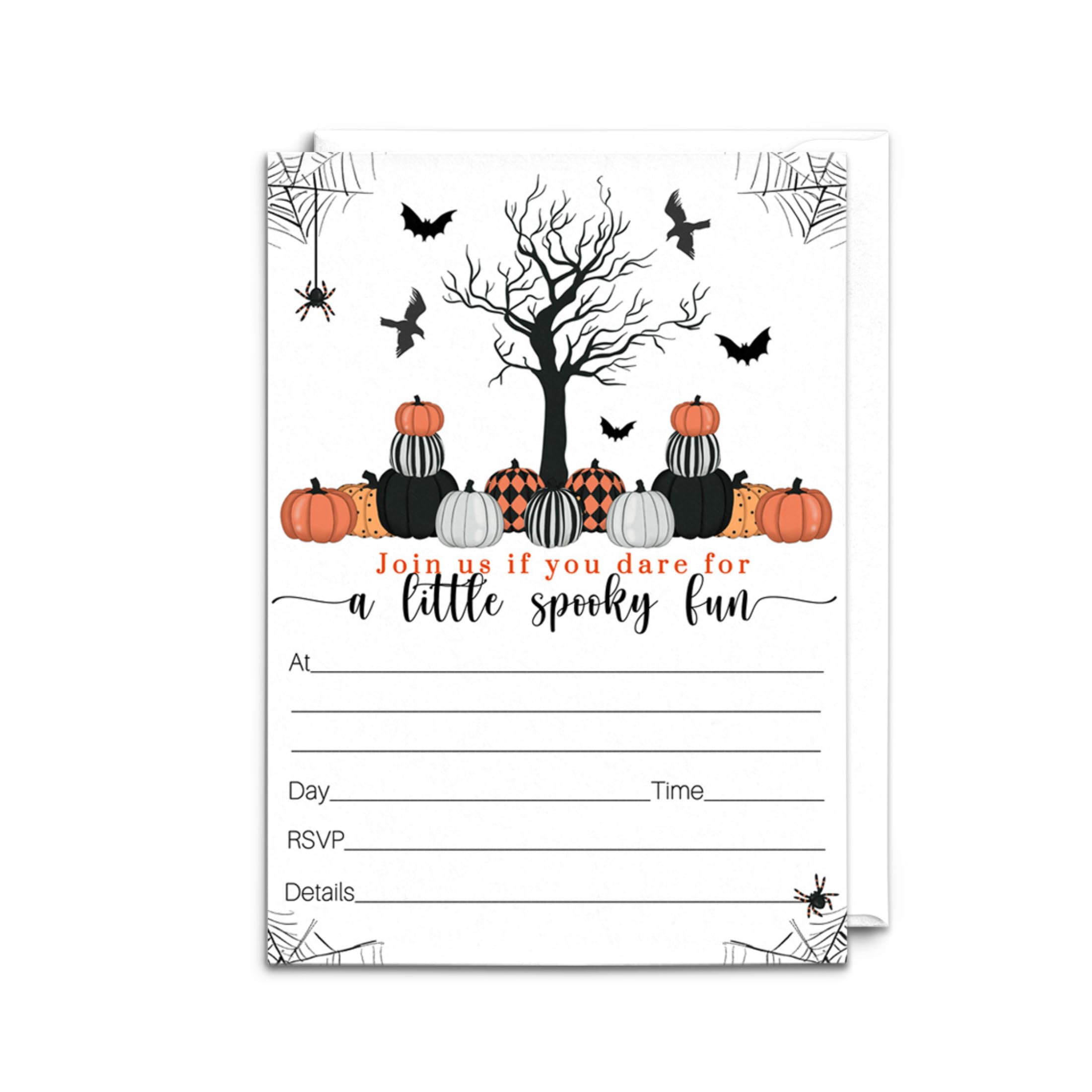 Halloween Costume Birthday Party Invitations