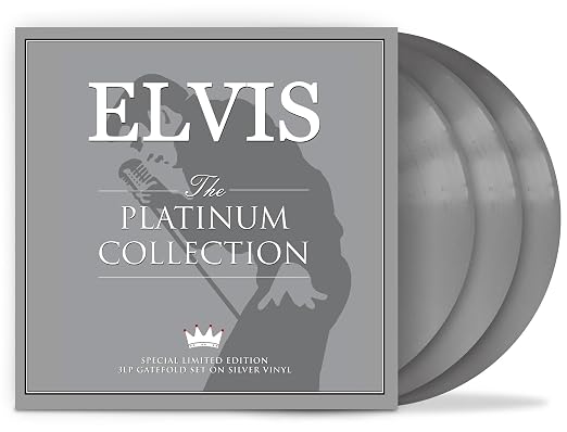 Amazon.com: Elvis Presley Platinum Collection Silver Vinyl Edition ...