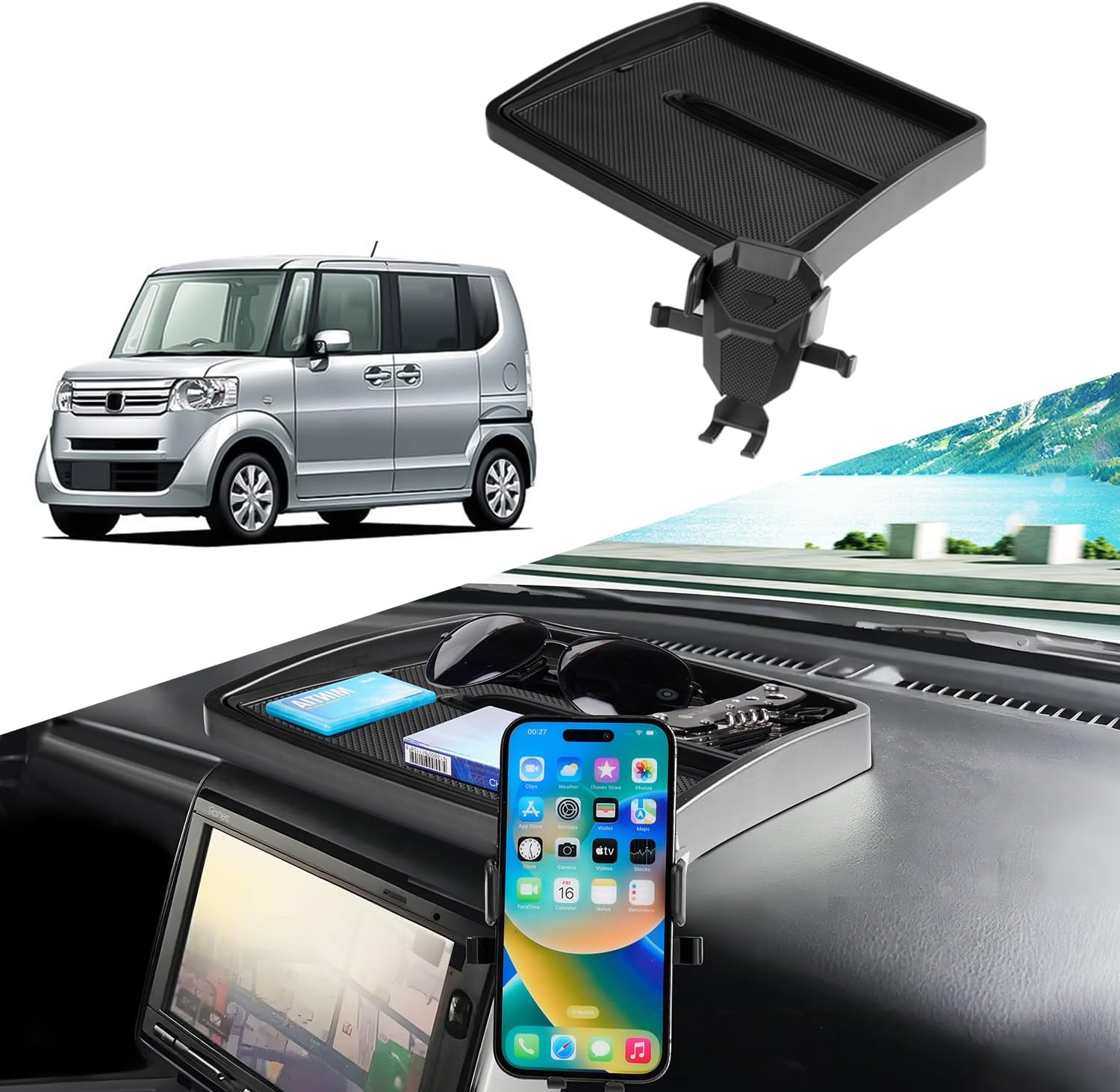 Amazon | Auto Spec ホンダ N-BOX JF1 JF2 に適合 ダッシュボードトレイ 車内収納ボックス NBOX 2011年 ...