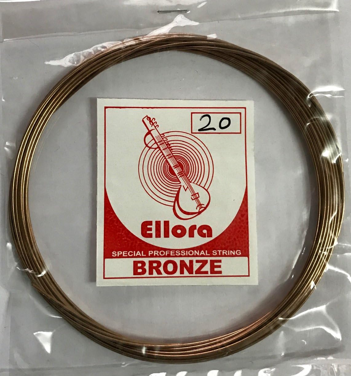 Amazon.com: Strings coil, gauge 20, bronze, MANDRA SA string of sitar ...