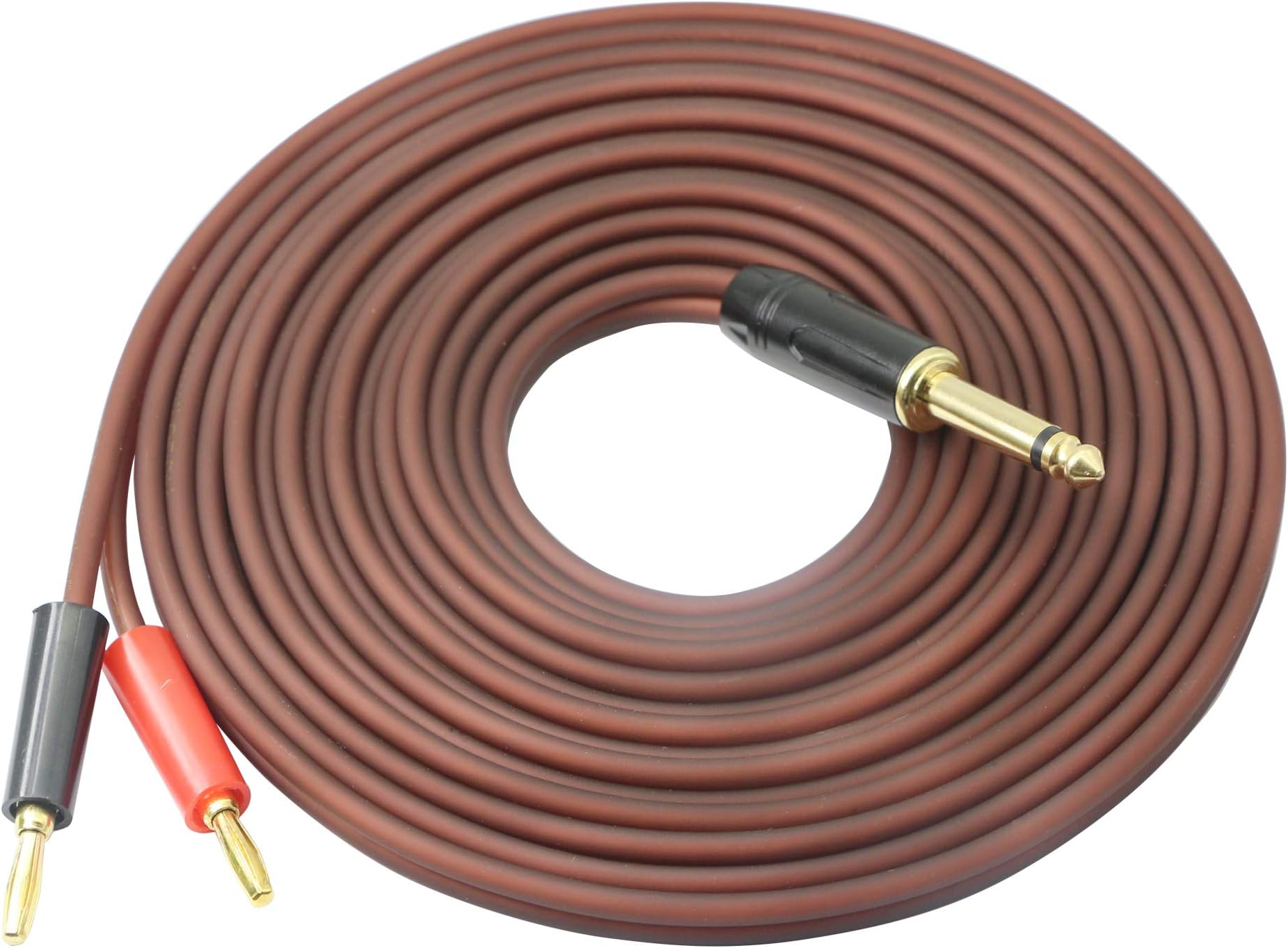 Amazon.com: Rockville RTSBW10 10 Foot 1/4" TS to Bare Wire Speaker ...