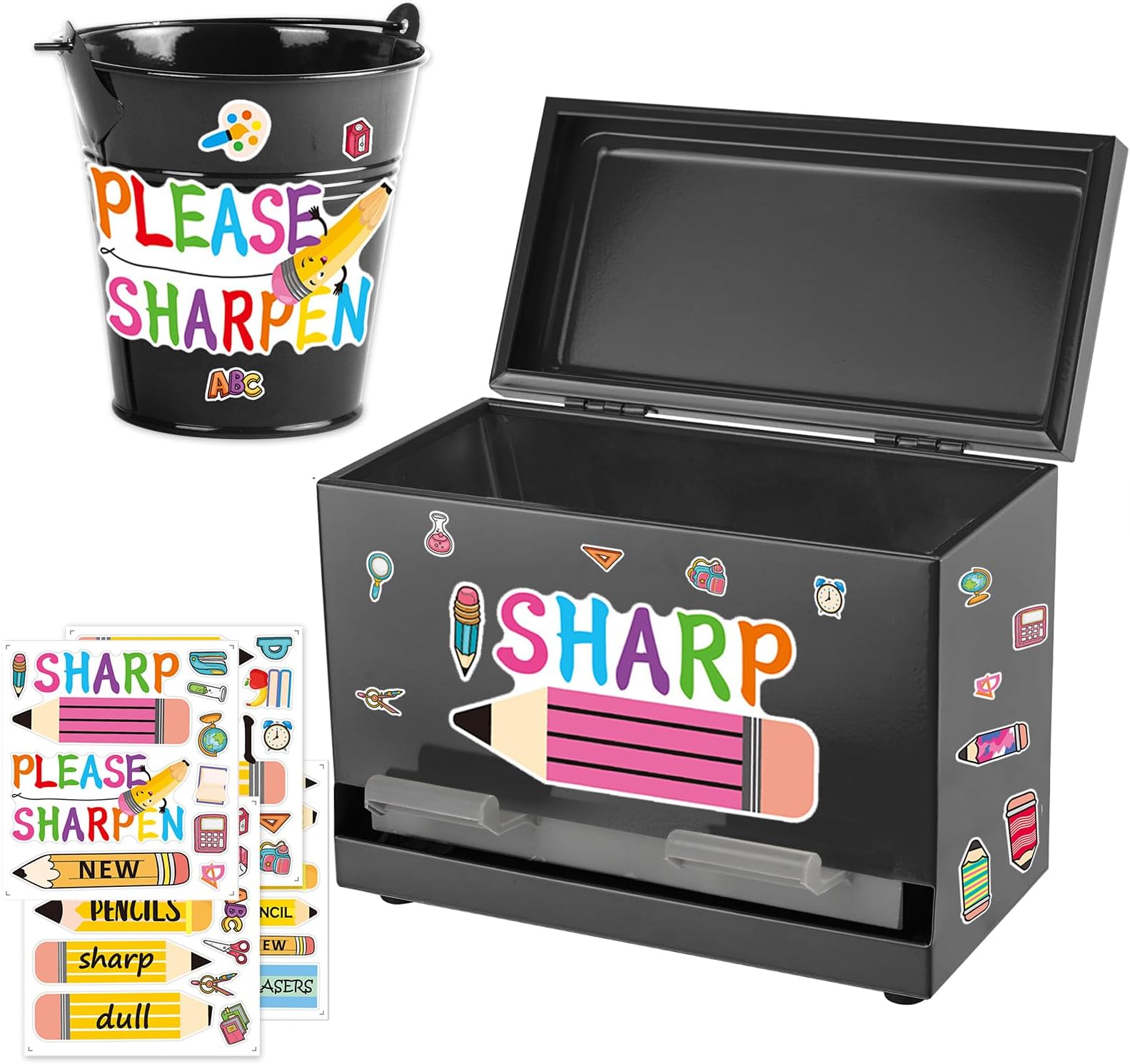 Amazon.com : Pencil Dispenser for Classroom Stainless Steel Pencil ...