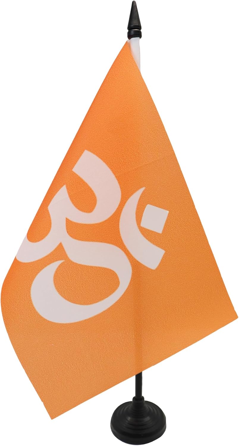 Amazon.com: Hinduism religion Table Flag 5'' x 8'' - hindu Desk Flag 21 ...