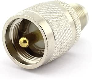 Amazon.com: DGZZI 2-Pack UHF Male to TNC Female RF Coaxial Adapter UHF to TNC Coax Jack ...