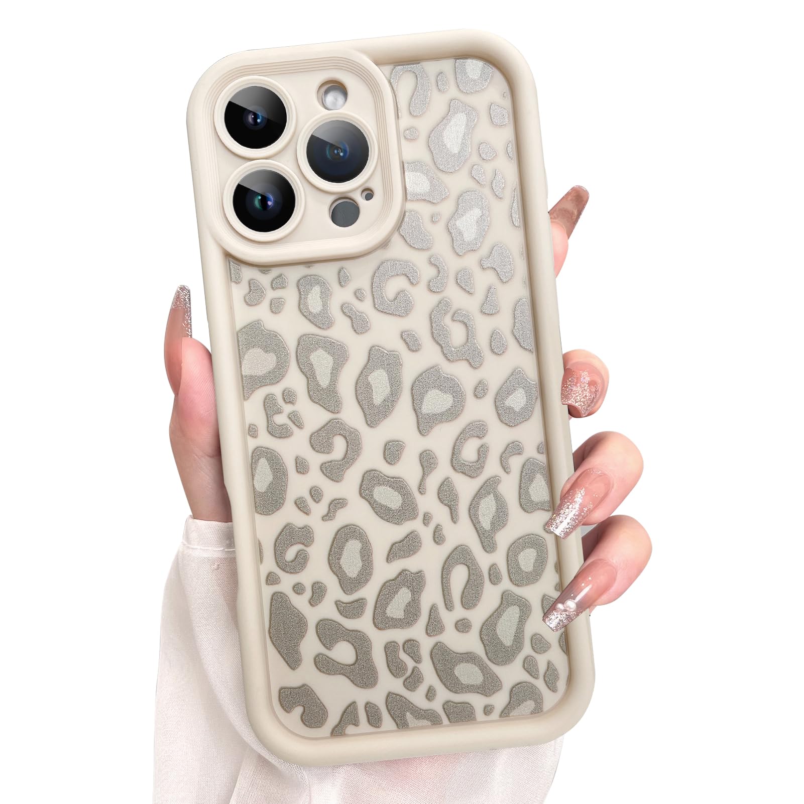 Amazon.com: KANGHAR Case for iPhone 16 Pro Leopard Printed Pattern Cute ...