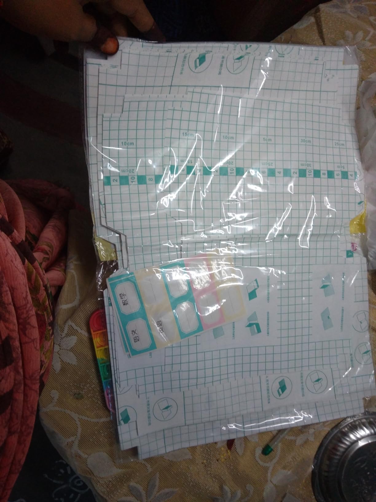 GoldPaddy Transparent Paper Sticker Book Cover Film Clear Matte for ...