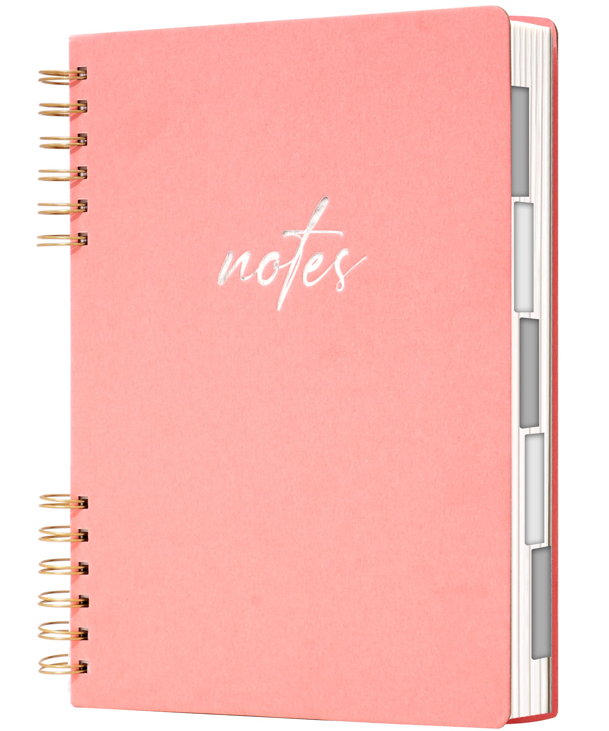 Amazon.com : Yoment Spiral Notebook with Tabs 8"x10" Hardcover Spiral ...