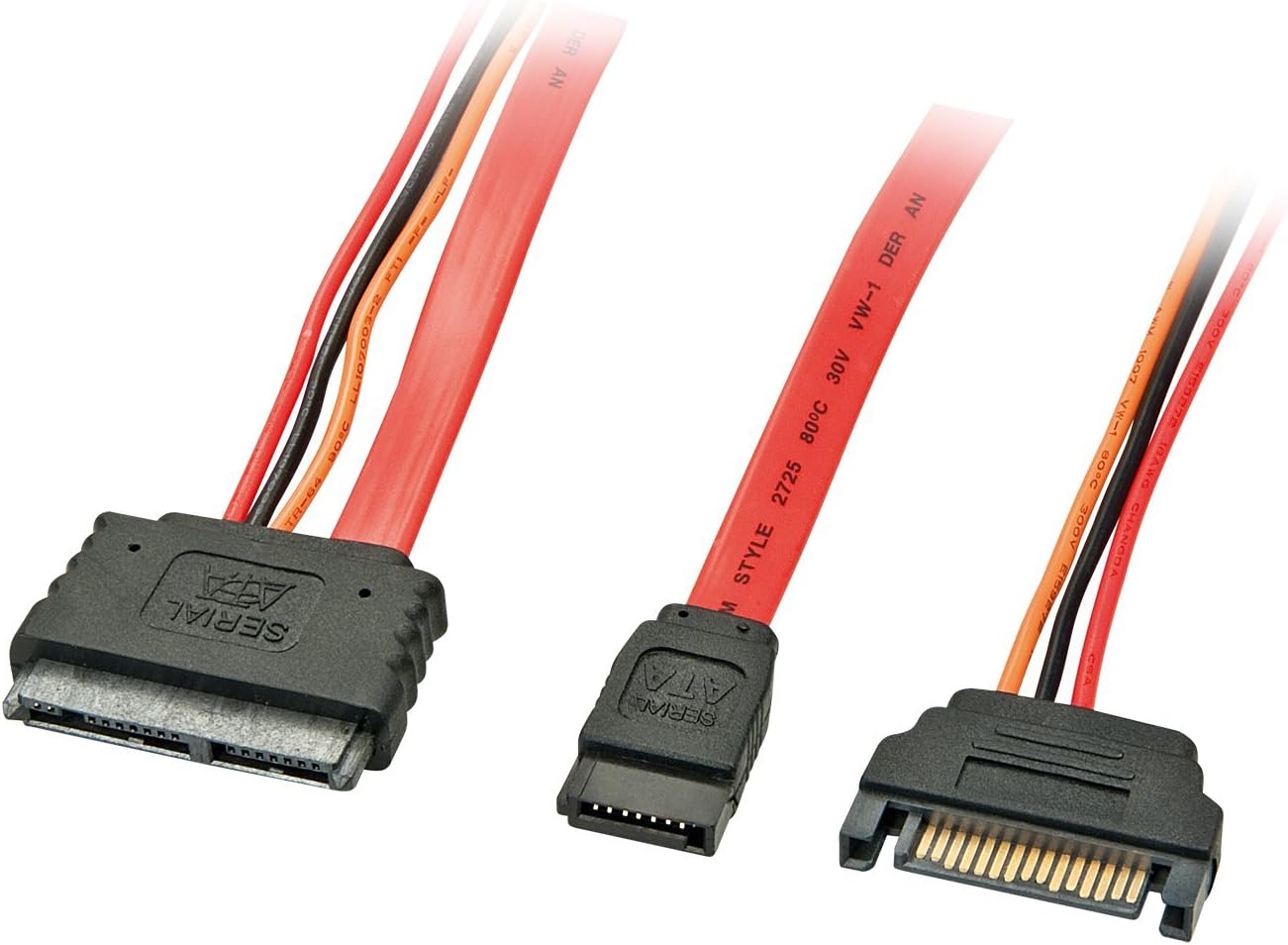 Amazon.com: Lindy Micro SATA Cable - Combined Data & Power, Internal, 0 ...