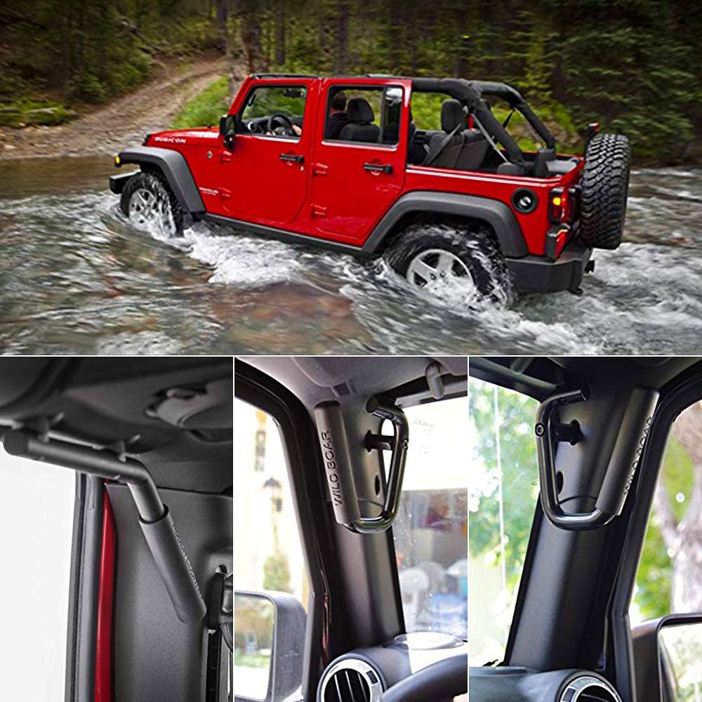 Jtron Car Wild Boar Front Grab Handles Grab Bar Rear Front Grab Safety ...