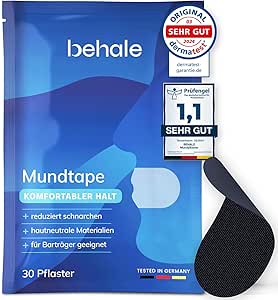 Behale - 30 cerotti per la bocca contro il russare – Mouth Tape for ...