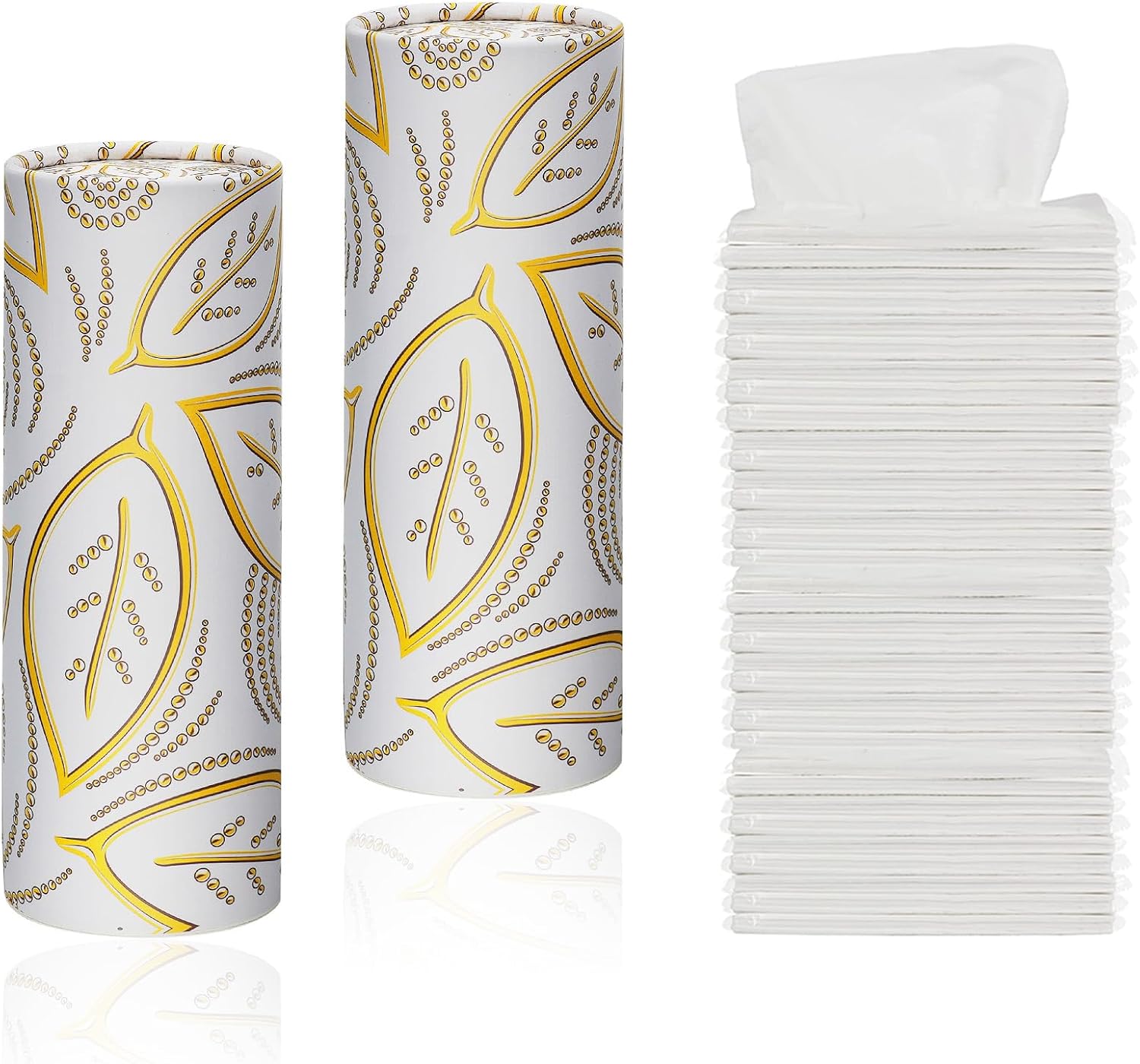 Amazon.com: 2 Packs Car Tissues Cylinder and 34 Packs Tissue Refills ...