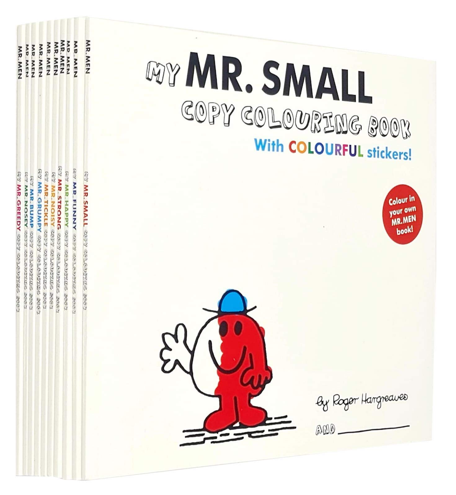Buy Mr Men Copy Colouring With Colourful Stickers 10 Books Collection ...