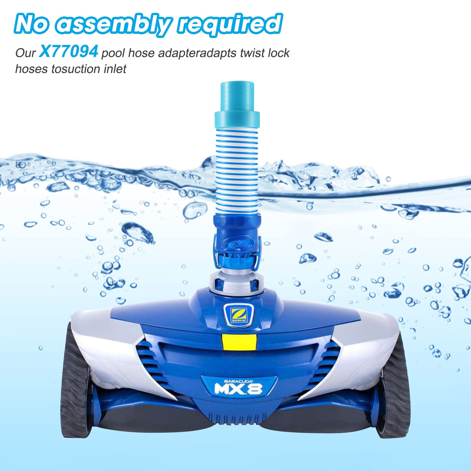 Snapklik.com : X77094 Pool Vacuum Hose Adaptor, Replacement Suction ...
