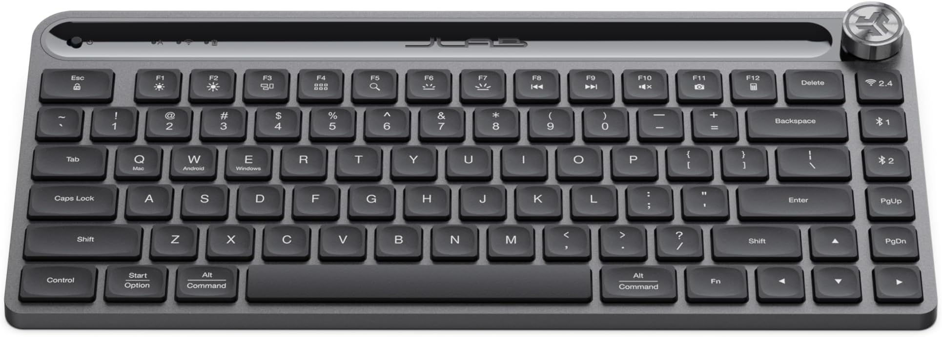 Amazon.com: JLab Epic Wireless Keyboard, Black, 108 Keys, Connect Via ...