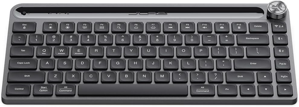 Amazon.com: JLab Epic Mini Wireless Keyboard, Black, 108 Keys, Connect ...