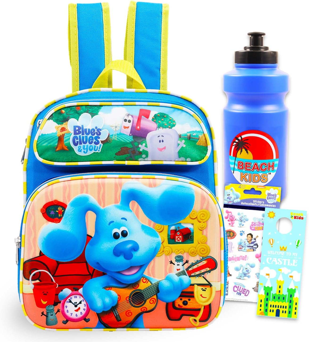 Amazon.com | Blue's Clues Mini Backpack for Kids - Bundle with 12 ...