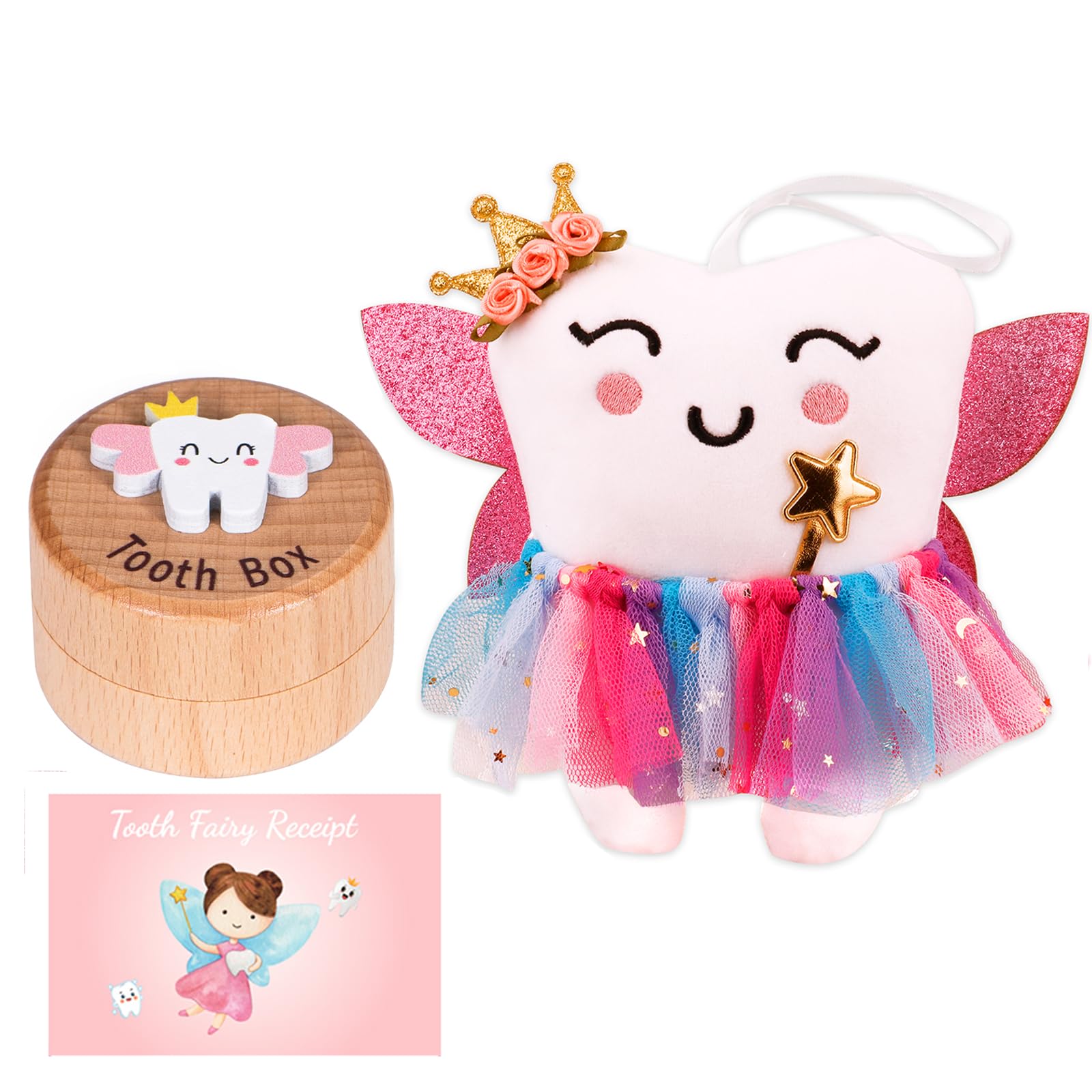 Amazon.com: SQIMZAR Tooth Fairy Pillow,Tooth Fairy Plush Dolls for ...