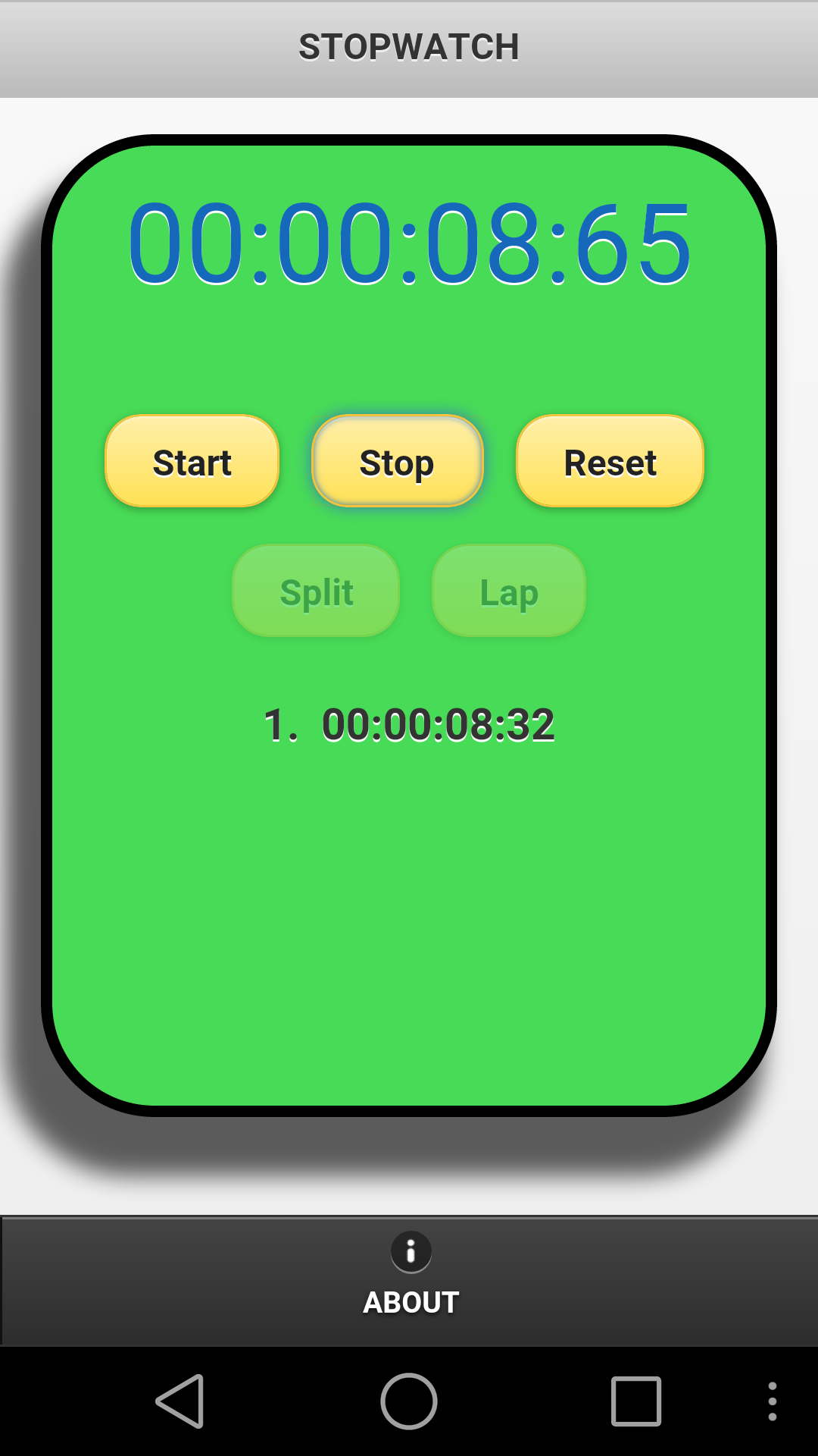 StopWatch:Amazon.com:Appstore for Android