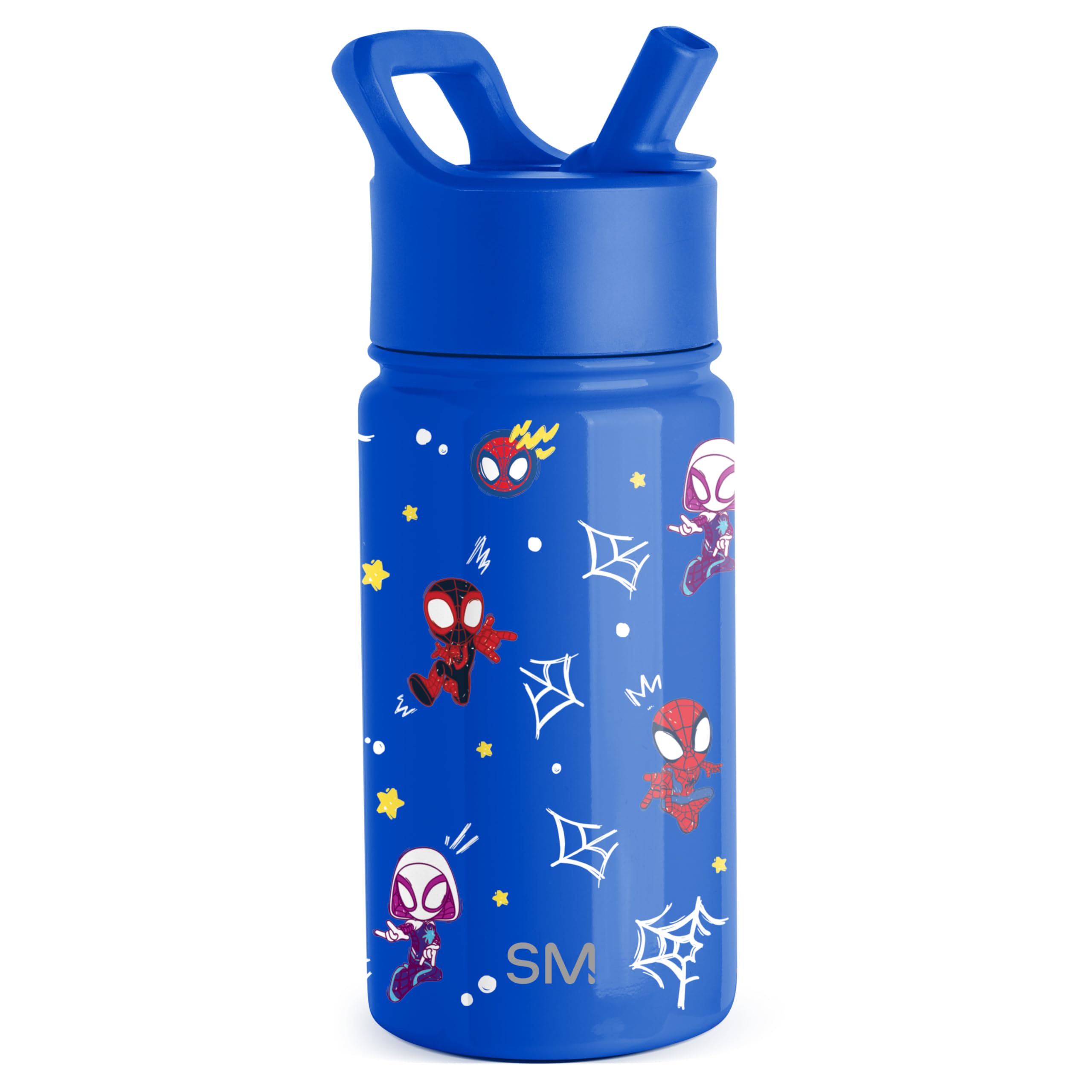 Amazon.com: Simple Modern Spiderman Kids Water Bottle with Straw Lid ...