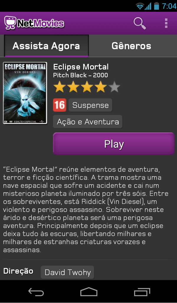 NetMovies - Aplicativo na Amazon Appstore