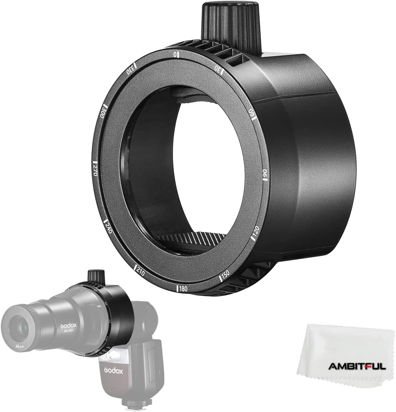 Godox AK-R25 Fresnel head adapter for AK-R21 projector flash splitting ...