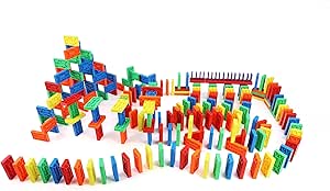 Amazon.com: Bulk Dominoes Blokix Creative Kinetic Building Blocks ...