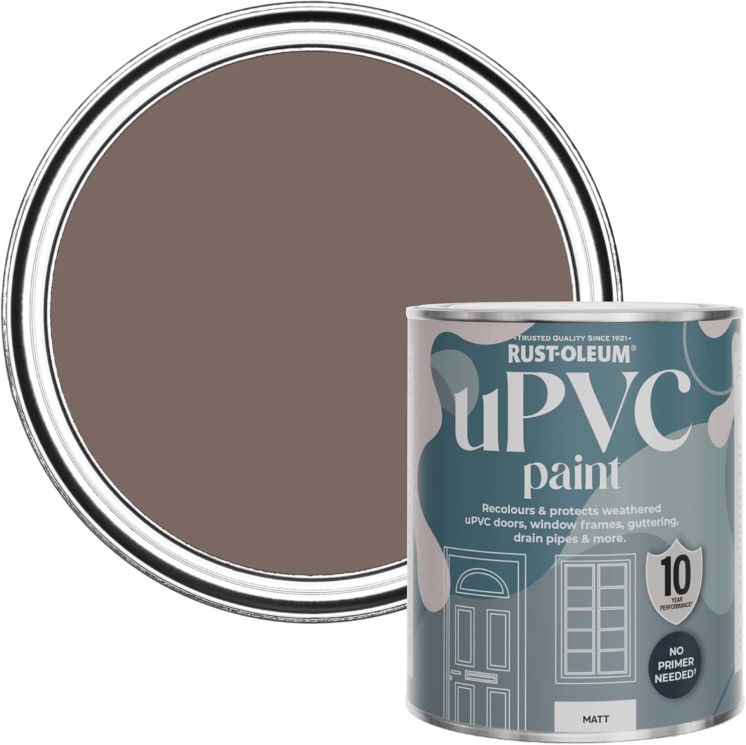 Rust-Oleum Brown uPVC Door and Window Paint in Matt Finish - River’s ...