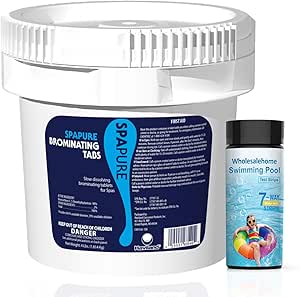 Amazon.com : SpaPure Bromine Tablets for Spa Hot Tub, 4lbs Brominating ...